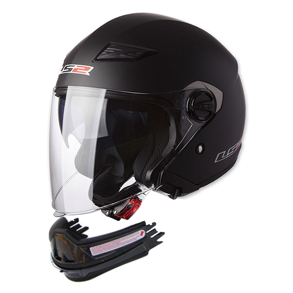 LS2 OF569.1 Scape Solid Matt black – Touwani