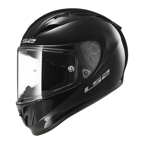 Jual Helm LS2 FF323 Arrow R Evo Solid Black visor racing tali DD Ring Pi